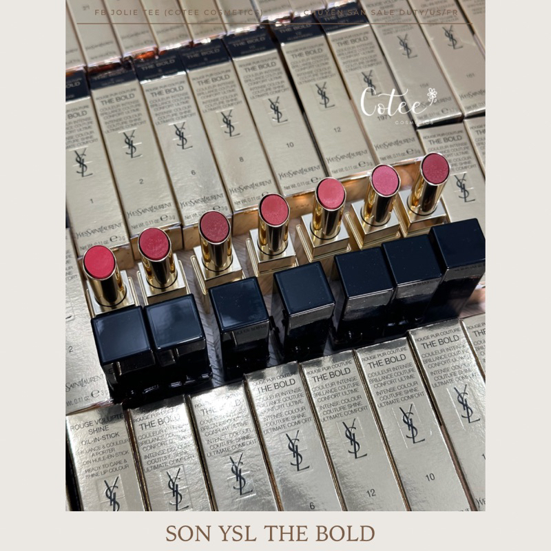 Son YSL Rouge Pur Couture The Bold 1 2 6 8 10 11 12 13 1971 1968 ...