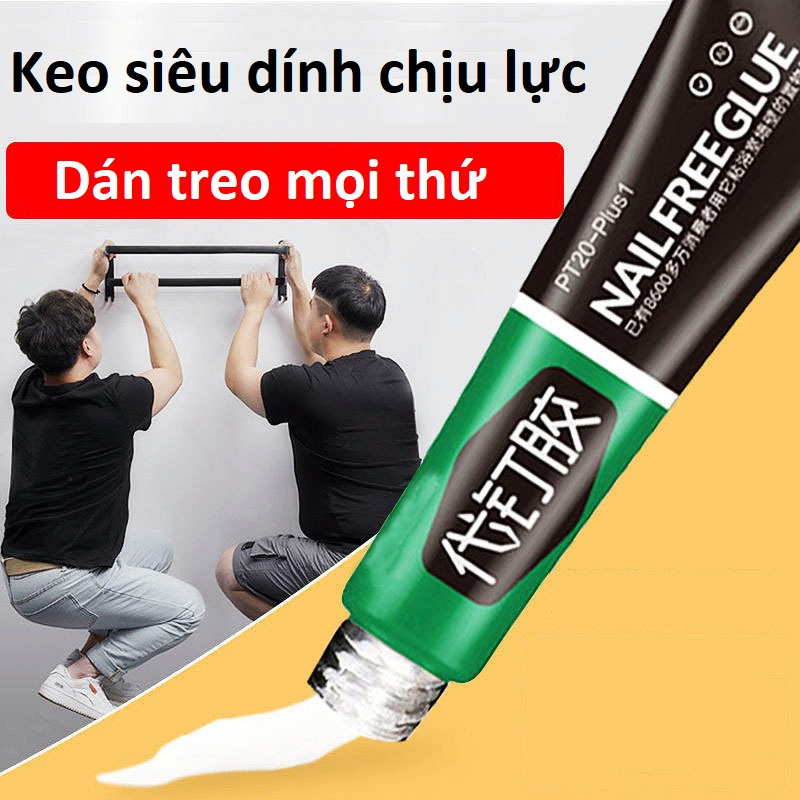 Keo Dán Siêu Dính Công Nghệ Nhật Bản No More Nail Tuýp 60g Keo Dán Giày Gỗ Thuỷ Tinh Đa Năng ...