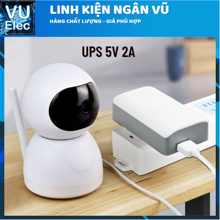 Bộ UPS lưu điện camera 5v 3000mah cổng USB chạy 8-10H | Shopee Việt Nam