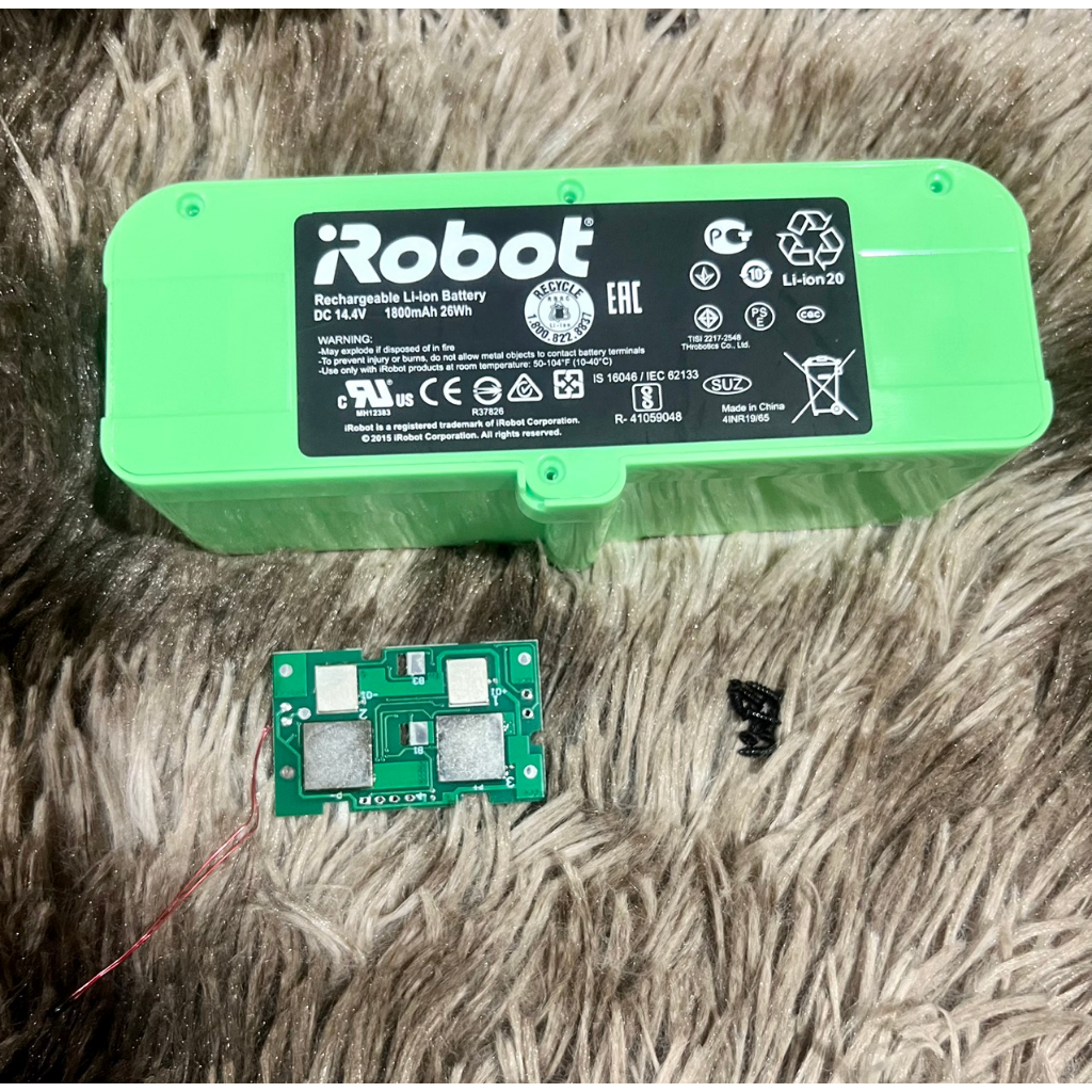 Vỏ mạch hút bụi thay thế pin iRobot Roomba 14.4V 4S -2P Li-ion ...