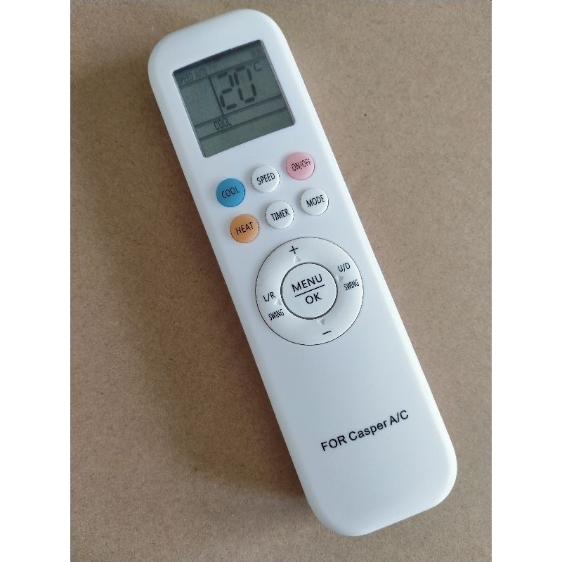 Remote máy lạnh Casper Inverter Dài Nút Hồng (tặng pin) | Shopee Việt Nam