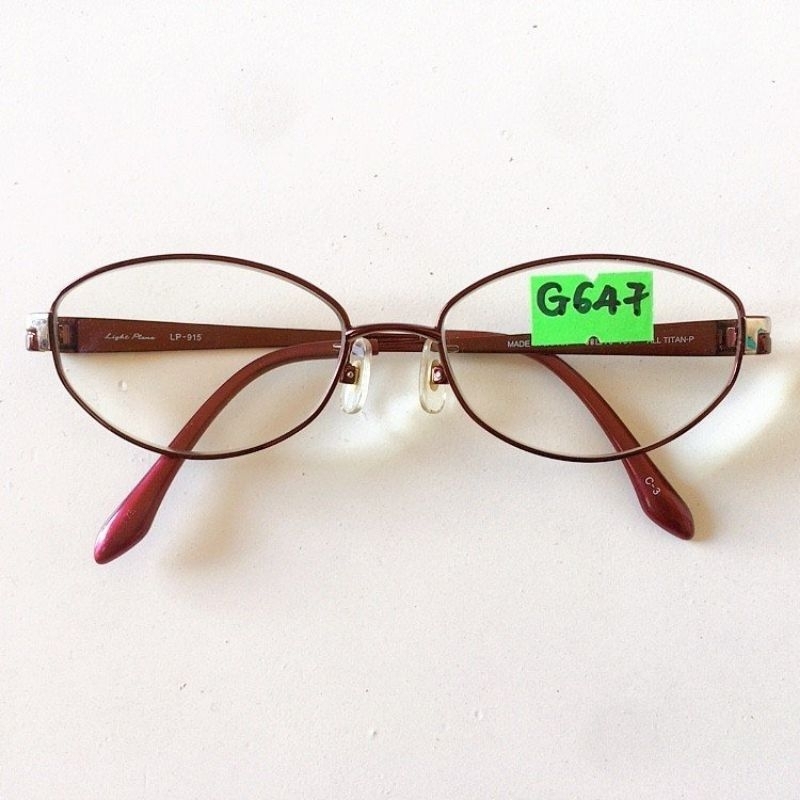 G647: Gọng kính nội địa Nhật thương hiệu Light Plane LP-915, made in ...