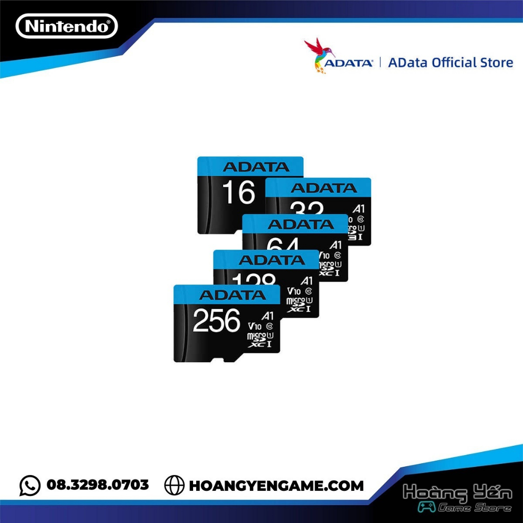 [Mã 99ELHA giảm 7% đơn 300K] Thẻ Nhớ Micro Sd Adata cho Nintendo Switch, Điện Thoại, Máy Tính ...