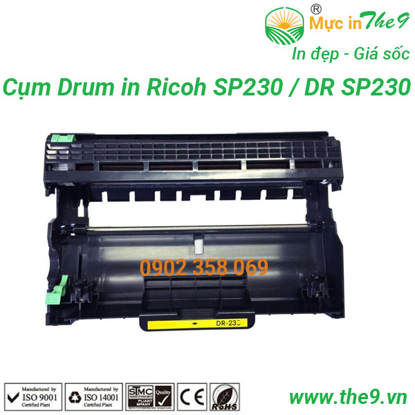 Cụm trống/ Cụm Drum Ricoh SP 230 dùng cho máy in Ricoh SP 230dnw, 230fnw, nguyên hộp mới 100% ...