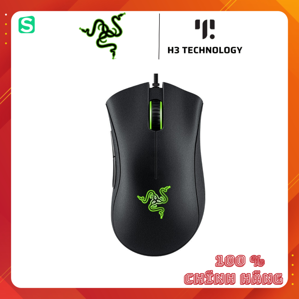 Chuột Razer DeathAdder Essential - Chuột Gaming Ergonomic 6400 DPI, Đèn ...