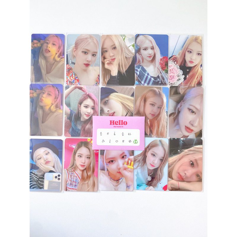 Card Bloom Rosé Blackpink fansite | Shopee Việt Nam