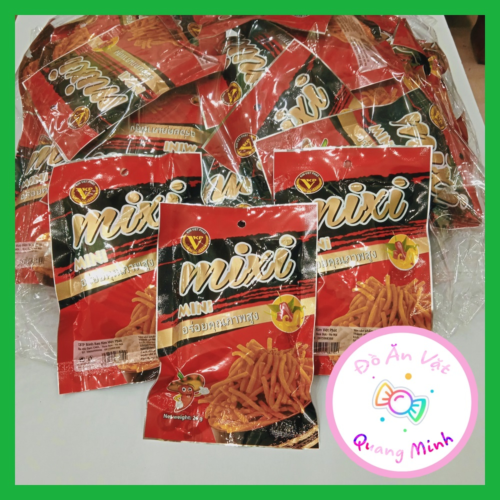 Bán sỉ Snack MIXI mini bịch 30 gói thơm cay ngon hấp dẫn, đồ ăn vặt giá ...