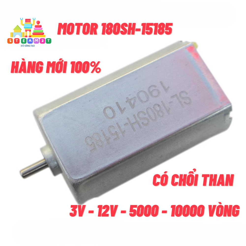 Động cơ mô tơ 180 từ tính mạnh 6V - 12V mô men xoắn cao tốc độ 6500 ...