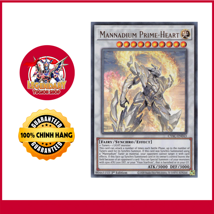 [Thẻ Bài Yugioh Chính Hãng] Mannadium Prime-Heart | Shopee Việt Nam