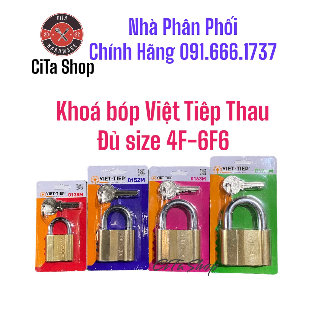 Khóa Treo Đồng, Khóa bóp, ổ khóa 4P, 5P, 6P, 6P6 - Việt Tiệp (0138M ...