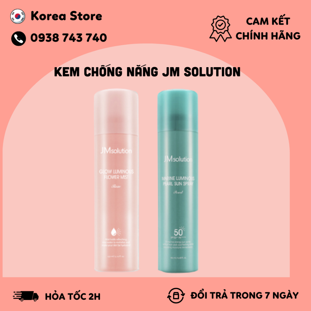 Kem chống nắng JM SOLUTION SPF50 Dạng xịt THANH LÝ DATE 2/2025 | Shopee Việt Nam