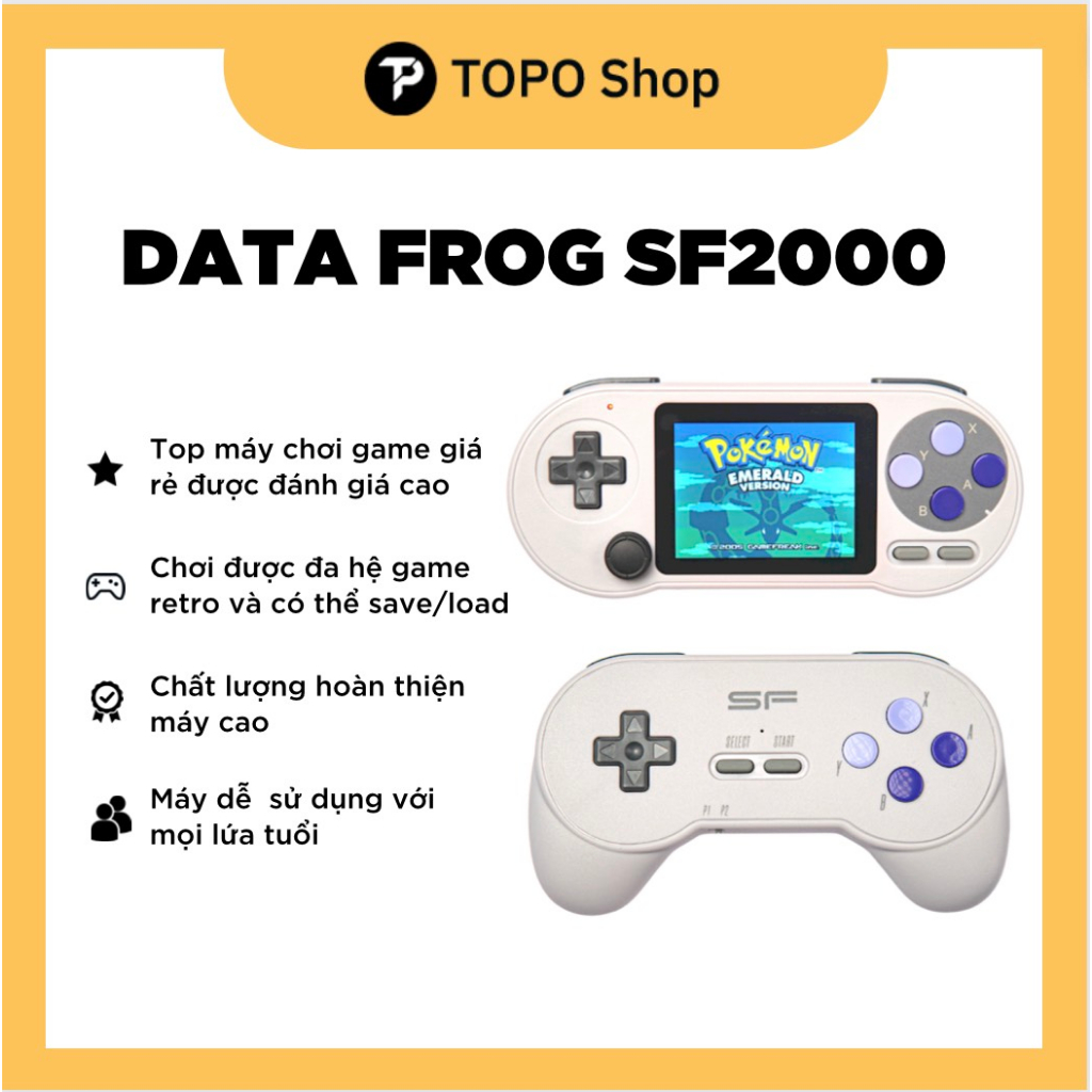 Data Frog SF2000 - Máy chơi game giá rẻ được đánh giá cao 2023 | Shopee Việt Nam