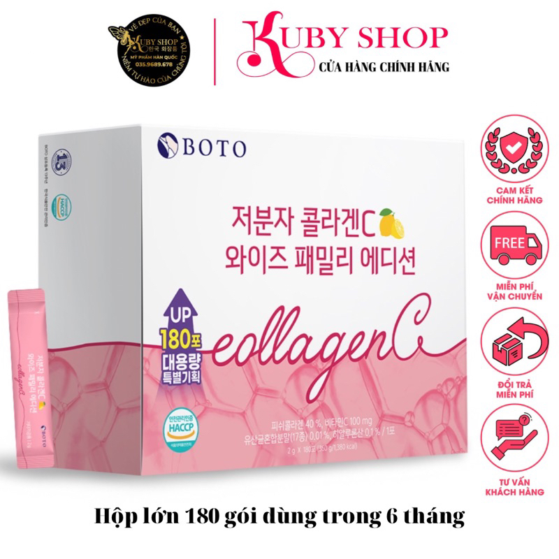 [Bill Hàn] Bột uống bổ sung collagen, vitamin C đẹp da Hàn Quốc Boto ...