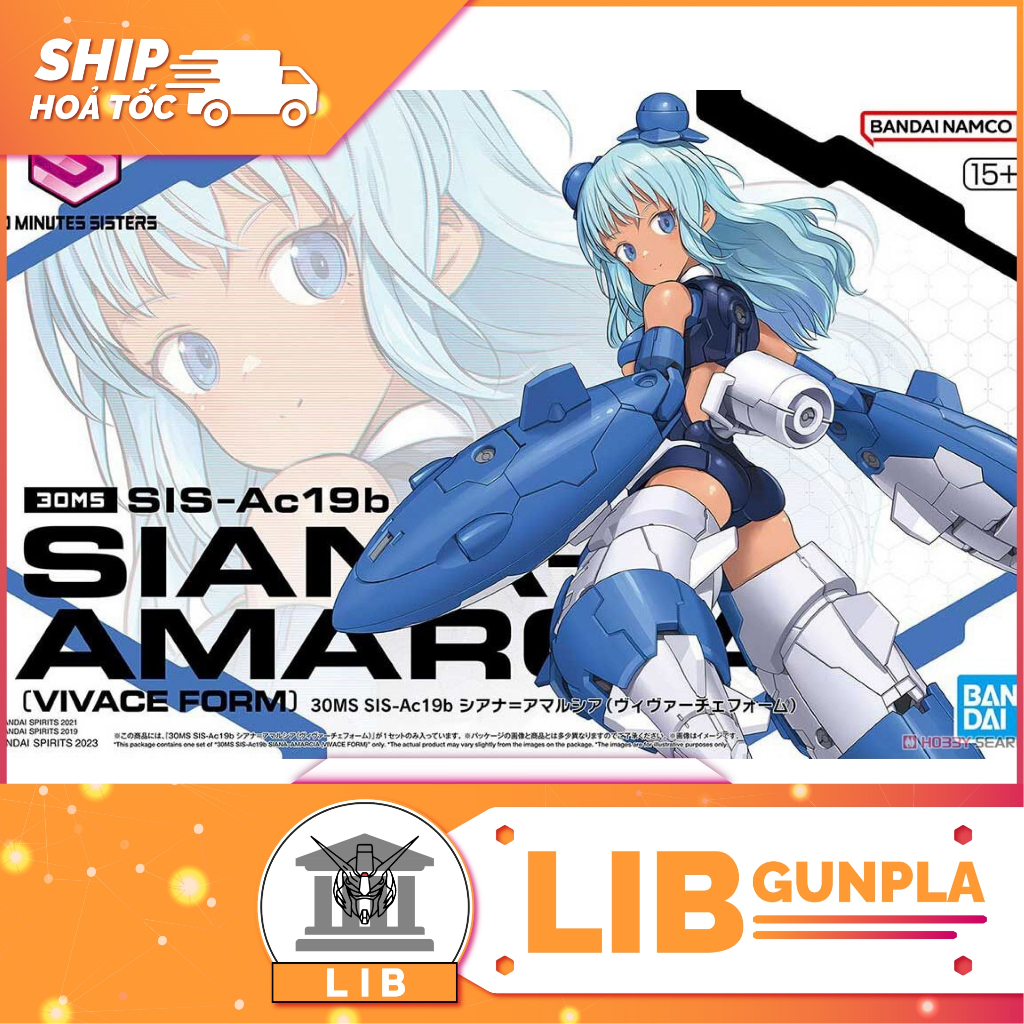 Mô hình lắp ráp Bandai 30MS SIS-Ac19b Siana Amarcia - Vivace Form ...
