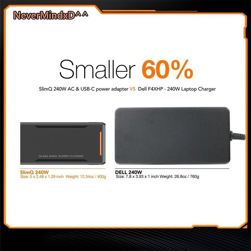 Bộ sạc SlimQ GaN Charger 240W | Shopee Việt Nam