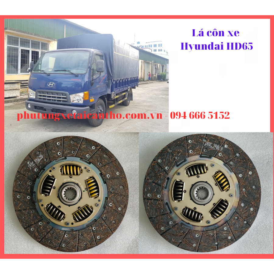 Bố ly hợp, lá côn xe Hyundai HD65- Hàng Mobis chính hãng 41100 5K120 -Bản 275mm 14 răng | Shopee ...