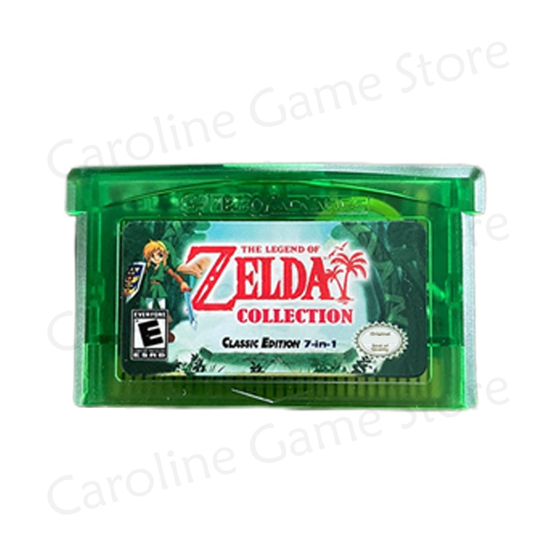 Băng Game Zelda Collection 7 Trò Dành Cho Máy Game Gba - GBA Sp - Gbm ...