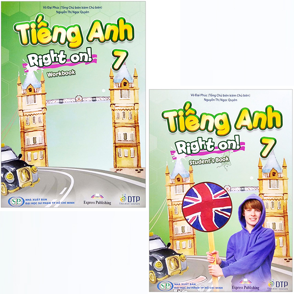 Sách - Combo 2 Cuốn Tiếng Anh 7 - Right On - Workbook + Student's Book ( Tặng Kèm Bao Sách ...