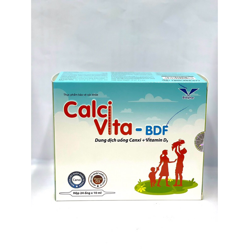 Calci hữu cơ dạng ống thuỷ tinh CALCIVITA- BDF 10ml | Shopee Việt Nam