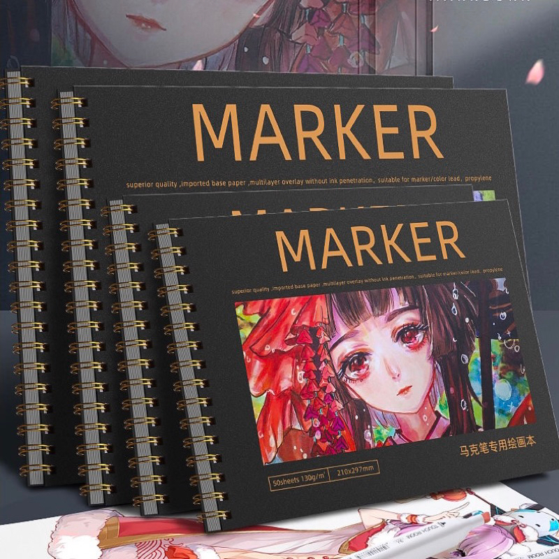 [ DaVinci ] Sổ A4 vẽ marker gốc cồn,dầu,nước không thấm | Shopee Việt Nam