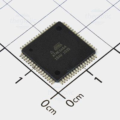 ATMEGA64-16AU, 8-Bit AVR Microcontroller, 16MHz, 64KB FLASH, 64-TQFP ...