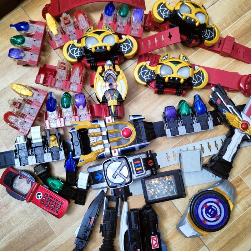 Tổng Hợp Đồ Chơi Siêu Nhân Kamen Rider Driver Kiva / Den-O / Saber ...