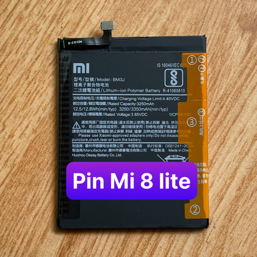 pin xiaomi Mi 8 lite model BM3J (zin) bảo hành 6 tháng | Shopee Việt Nam