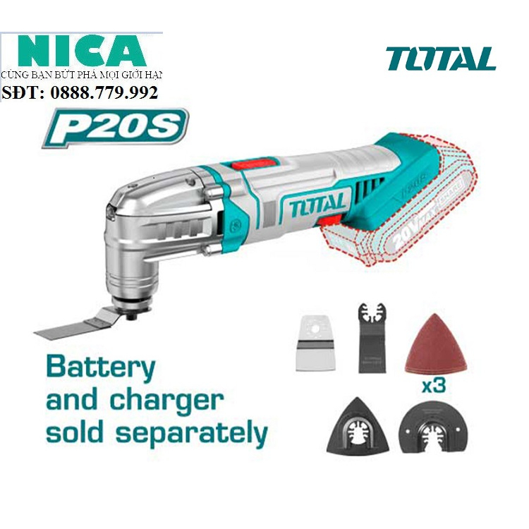 TOTAL Thân Máy cắt gọc đa năng dùng pin 20V TMLI2022 & TMLI20221 ...