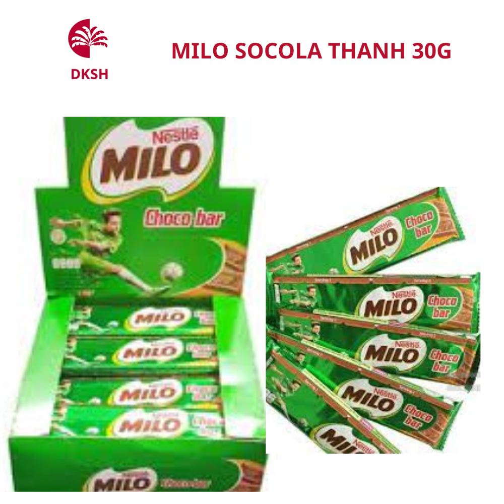 Kẹo Socola Milo thanh Choco Bar 30g-hộp 24 thanh date mới | Shopee Việt Nam
