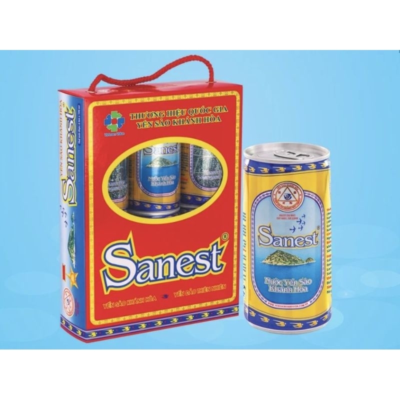 Sanest lon 190ml, hộp 6 lon - 001H6 | Shopee Việt Nam
