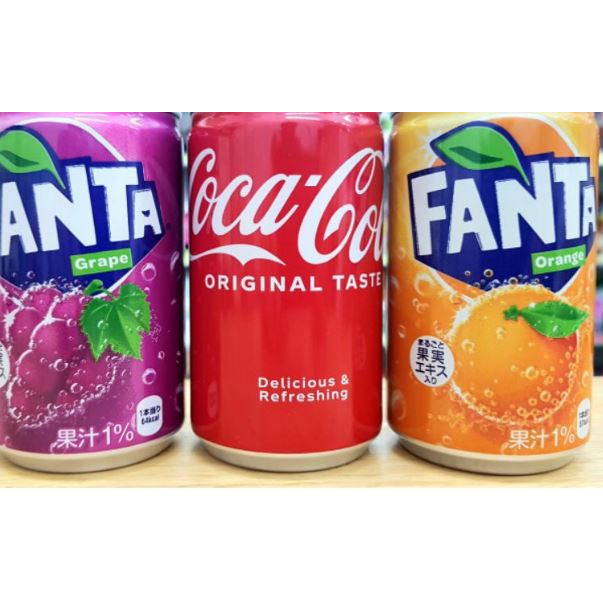 Lon Fanta cam/ Fanta nho/ Coca mini Nhật 160ml | Shopee Việt Nam