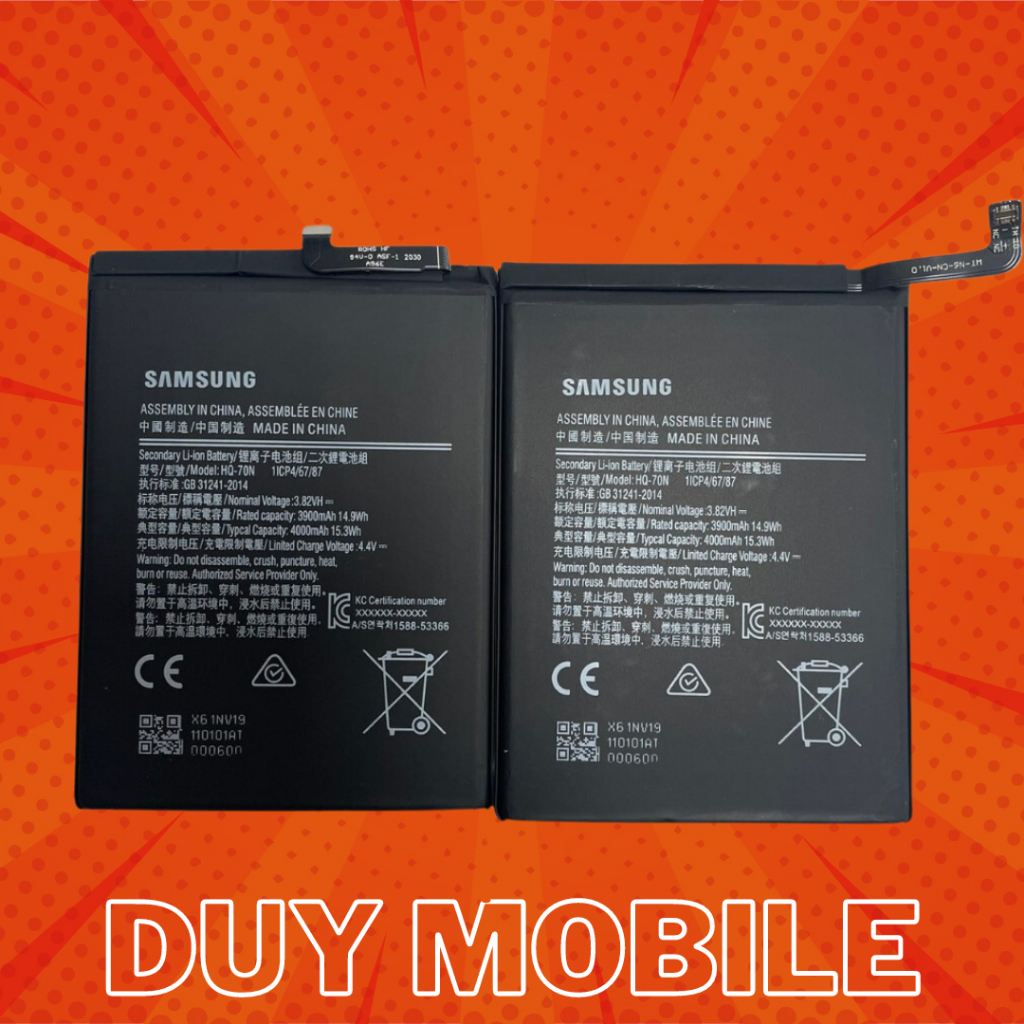 Pin Samsung HQ-70N/ Pin Samsung A11 (4000 mAh) Dung lượng chuẩn bảo ...