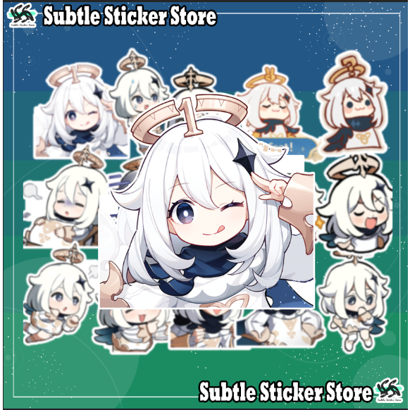 [Genshin Impact] - Set 10/15 Sticker Paimon hình dán game GI trang trí ...
