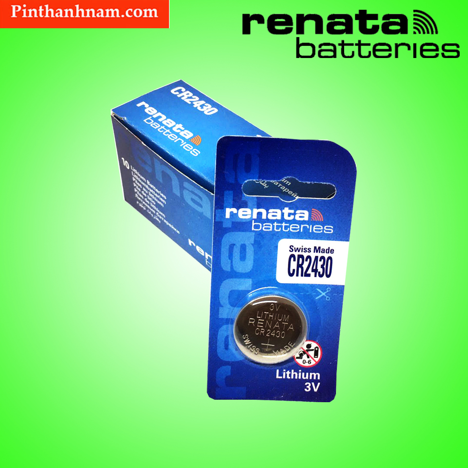 Pin CR2430 Renata Vỉ 1 Viên Dung Lượng Cao | Shopee Việt Nam