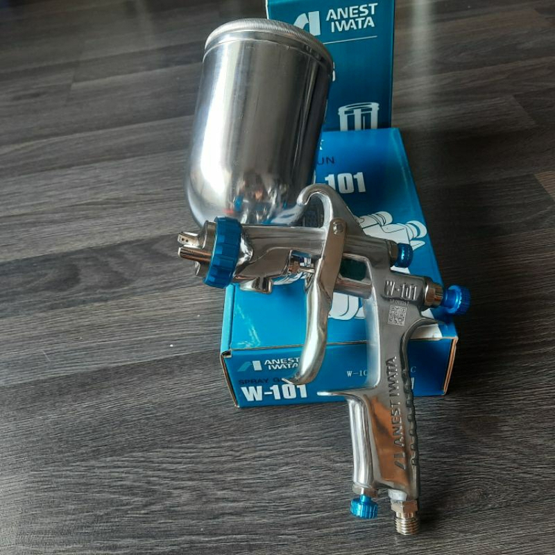 Súng phun sơn Iwata W101 đầu xanh béc 1.0mm, 1.3mm, 1.5mm và 1.8mm | Shopee Việt Nam