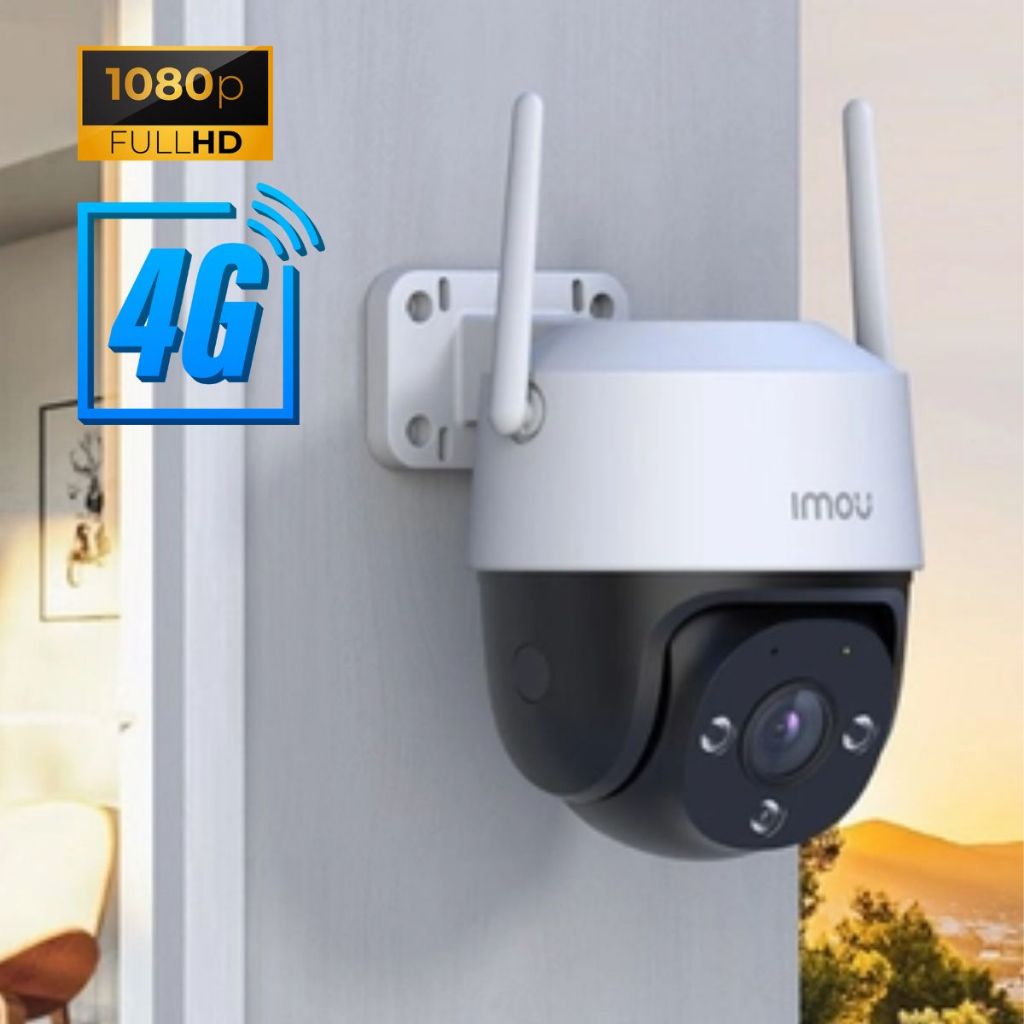 Camera dùng SIM 4G Imou S21FTP 2MP, hồng ngoại 30m, tích hợp đèn và còi ...