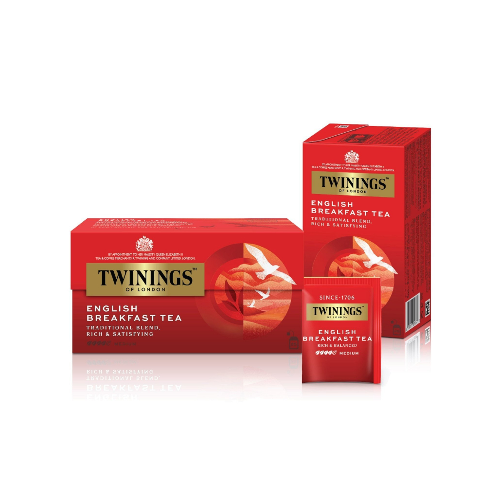 Trà túi lọc Twinings of London English Breakfast Tea hộp 25 gói | trà ...