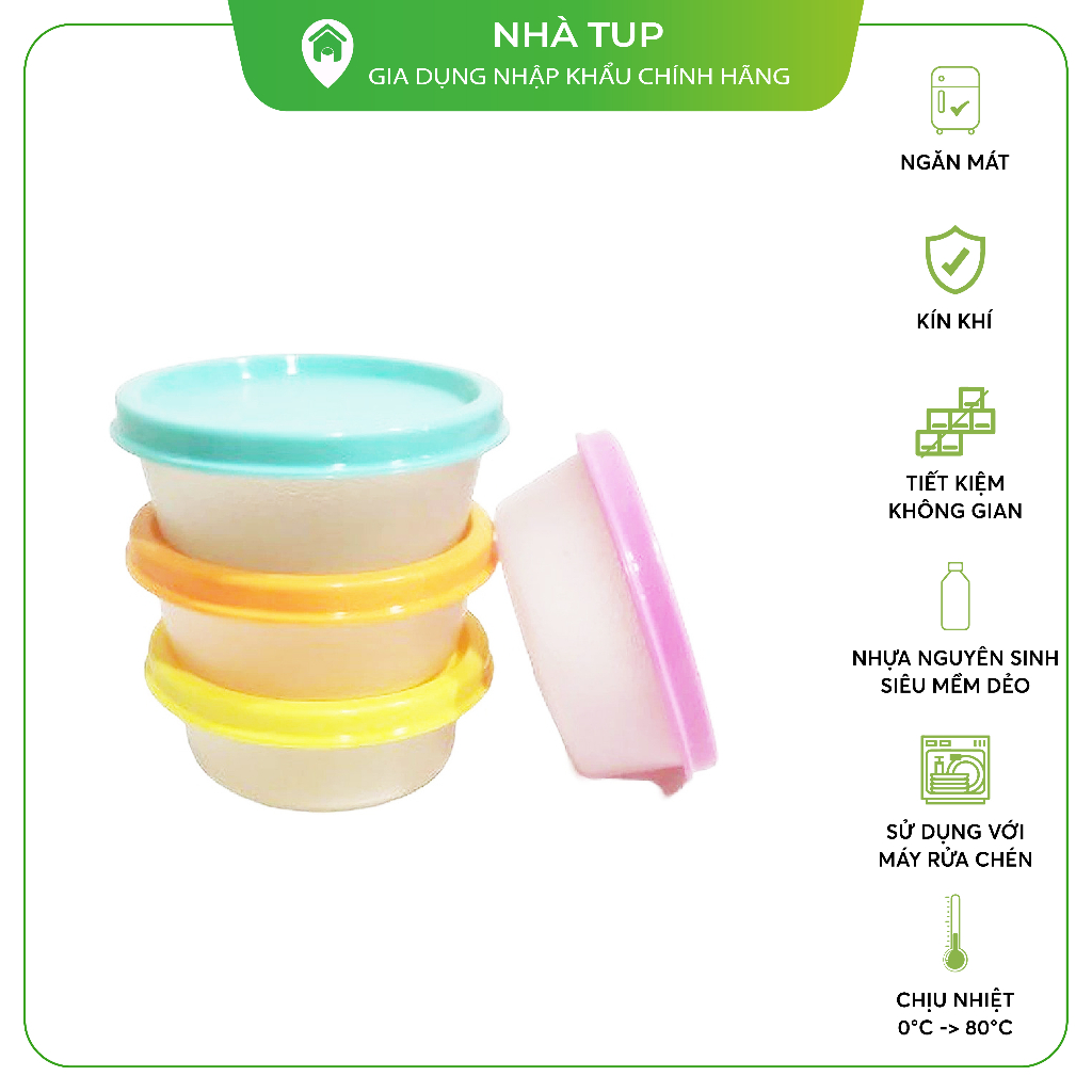 SMALL ROUND CONTAINER TUPPERWARE | Shopee Việt Nam