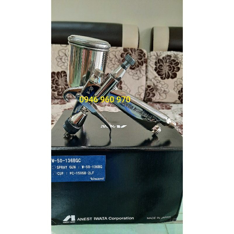 Súng phun sơn W50-136BGC Anest Iwata chính hãng Nhật Bản | Shopee Việt Nam