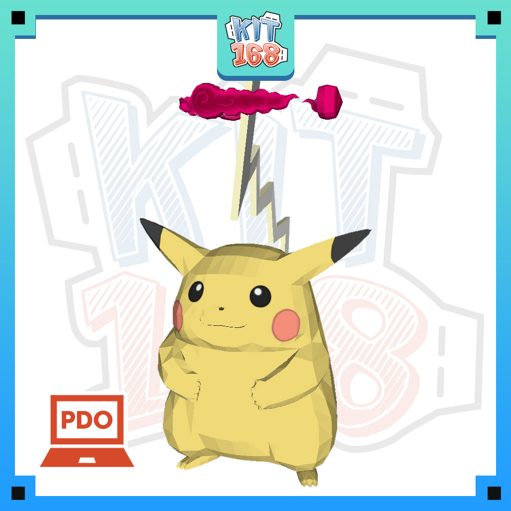Mô hình giấy Anime Game Pokemon Pikachu Gigantamax ver 2 | Shopee Việt Nam