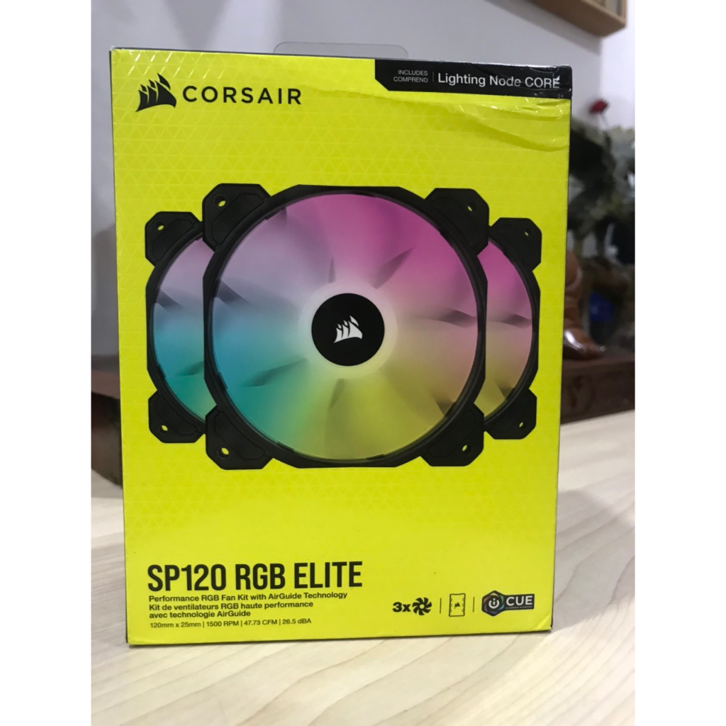 Fan Corsair iCUE SP120 RGB ELITE 120mm — Triple Pack with Lighting Node ...