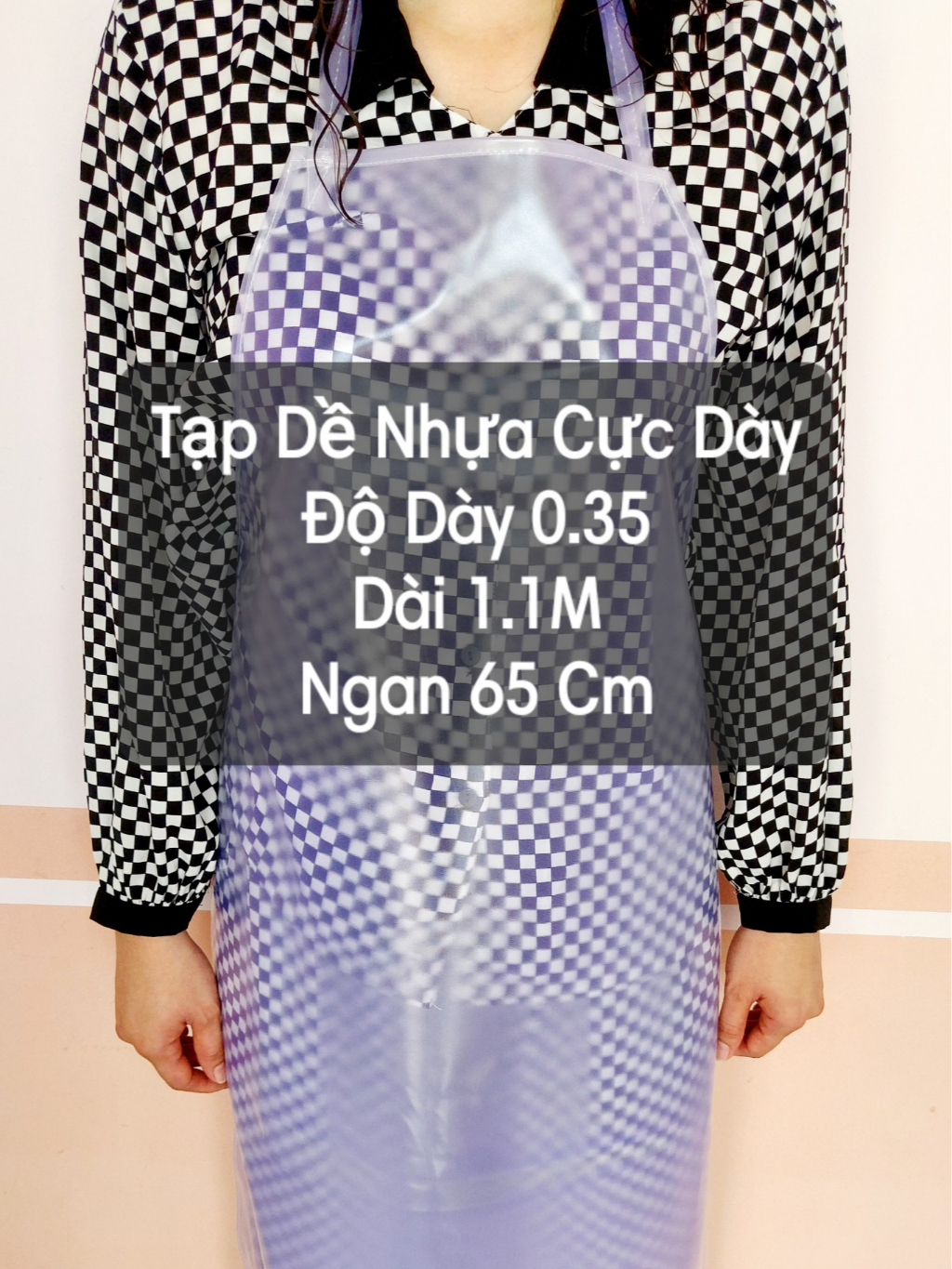 [ Miễn Ship ] Tạp Dề Nhựa Cực Dày, Siêu Bền, Chống Thấm Nước, Chống Hóa ...