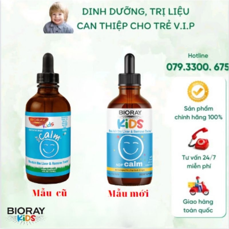 NDF Calm Bioray Kids 🔥 CHUẨN CHÍNH HÃNG 🔥 Siro giảm tăng động, cân bằng ...