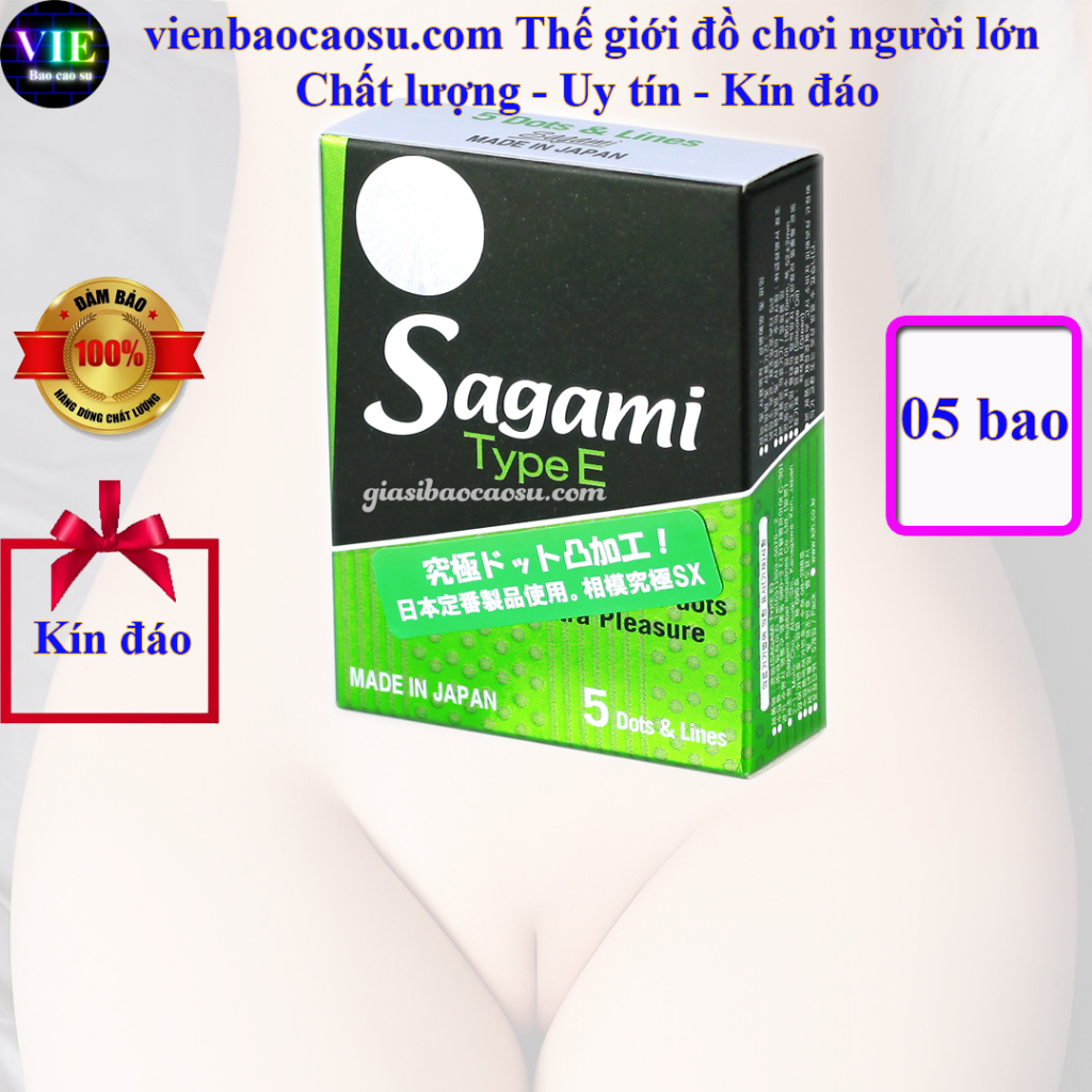 Bao cao su Sagami Type E 5s | Shopee Việt Nam
