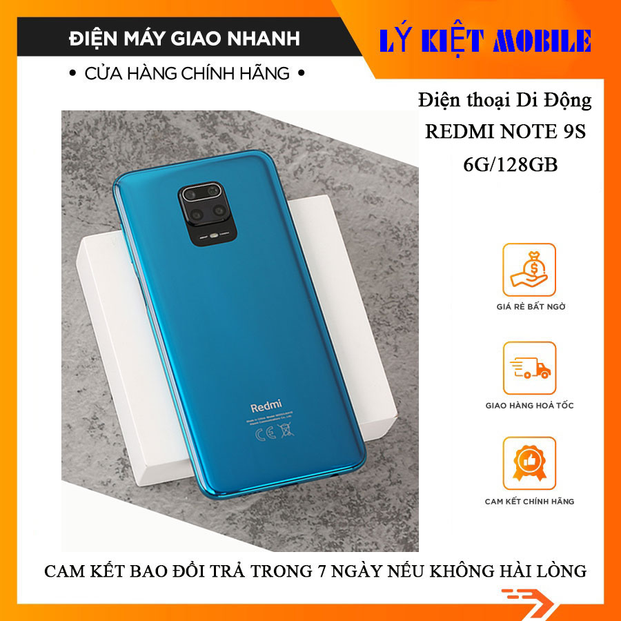Điện thoại Redmi Note 9s Ram 6G bộ nhớ 128GB | Shopee Việt Nam