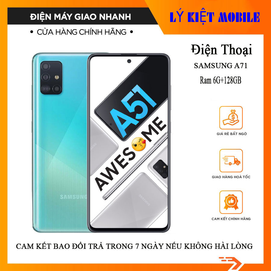 Điện thoại samsung A51 NFC ram 6g/128gb máy chính chính hãng | Shopee ...