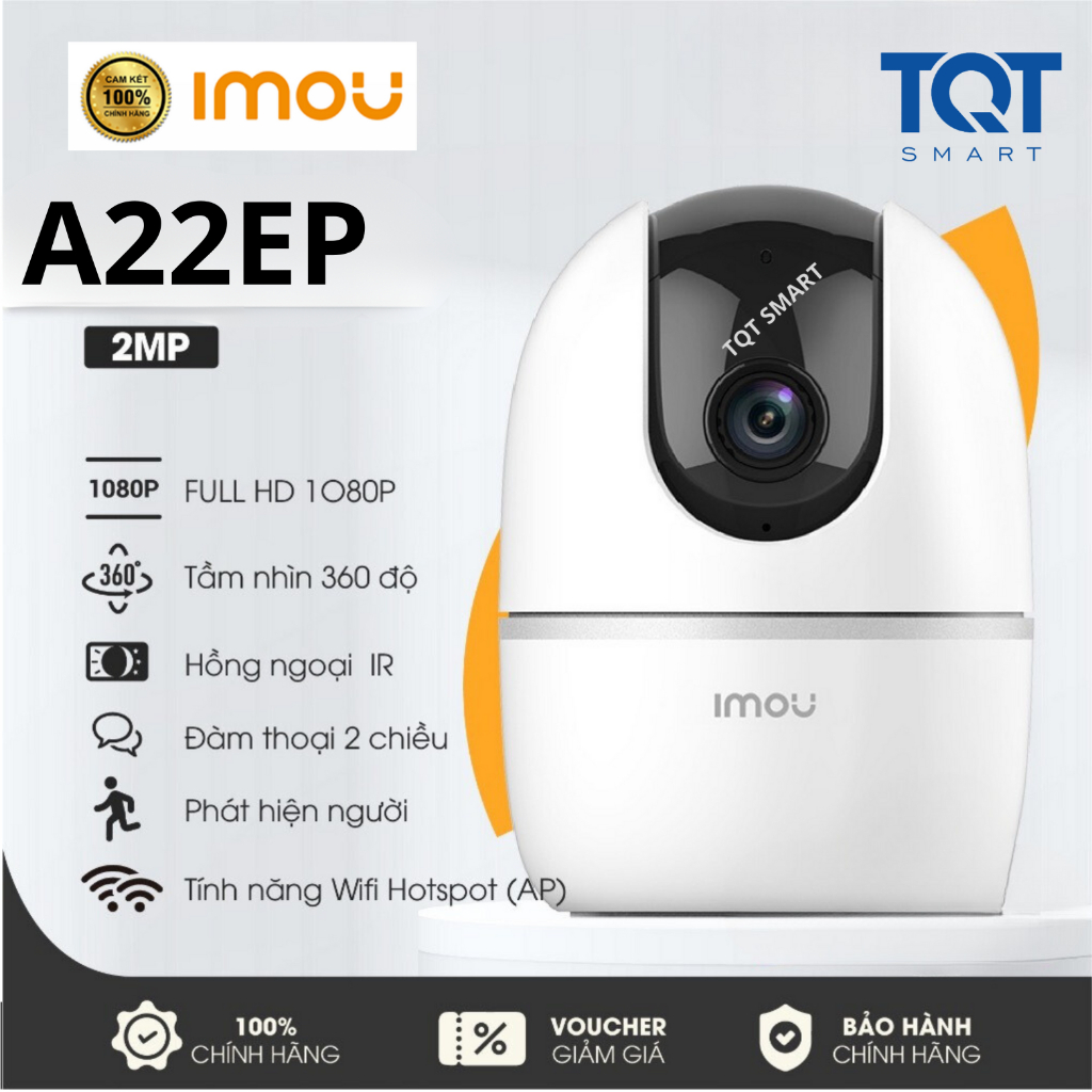 Camera IP/Wifi Imou Ranger 2 A22EP 2MP- Tích Hợp Báo Động Nguy Hiểm ...