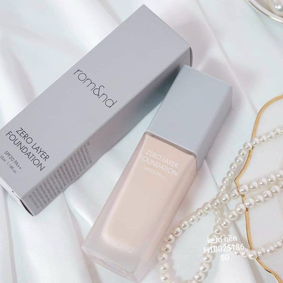 Kem Nền Mỏng Nhẹ Tự Nhiên Cho Lớp Nền Hoàn Hảo Romand Zero Layer Foundation 35ml | Shopee Việt Nam