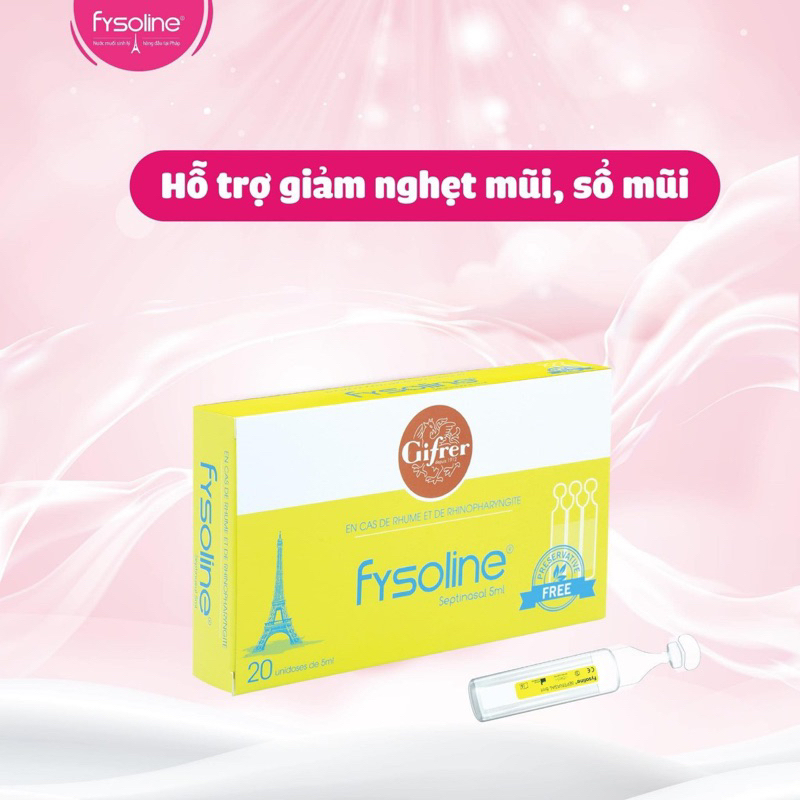 Nước muối sinh lý fysoline màu vàng và màu xanh chính hãng ( có tem ...