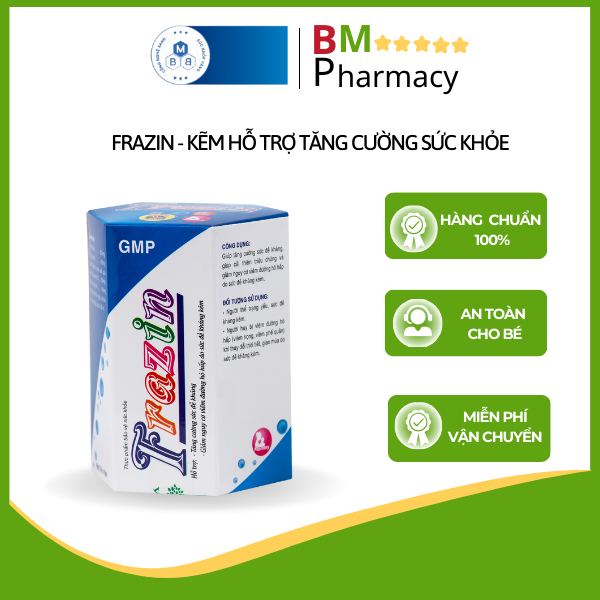 FRAZIN - KẼM HỖ TRỢ TĂNG CƯỜNG SỨC KHỎE VÀ SỨC ĐỀ KHÁNG GIÚP BÉ ĂN NGON ...